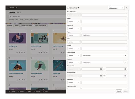 Using The Redwood User Interface Of Oracle Webcenter Content