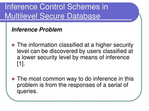 ppt survey presentation in multilevel secure database powerpoint