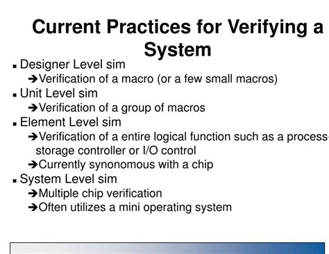 Ppt Hardware Functional Verification Class Powerpoint Presentation