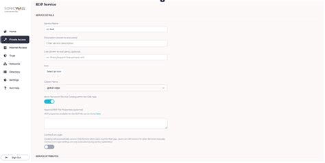 Register An Individual Rdp Server Sonicwall Cloud Secure Edge