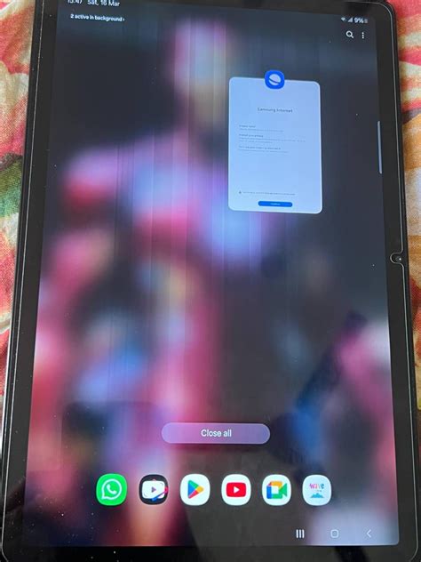Persistent Display Glitches On Galaxy Tab A9 5g P Samsung Members