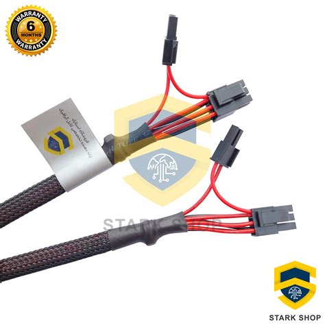 کابل تبدیل 8 پین Cpu به 2 خروجی 6 2 پین گرافیک فروشگاه استارک