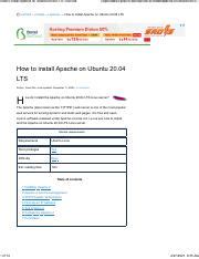 How To Install Apache On Ubuntu LTS NixCraft Pdf How To Install Apache On Ubuntu