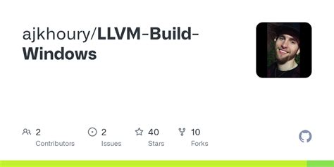 Github Ajkhoury Llvm Build Windows