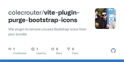 GitHub Colecrouter Vite Plugin Purge Bootstrap Icons Vite Plugin To