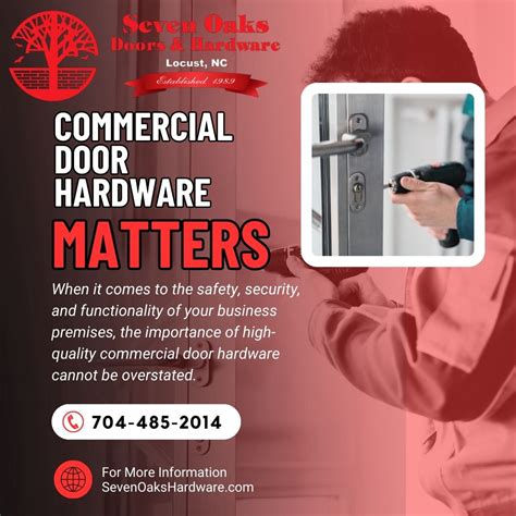 Why Quality Commercial Door Hardware Matters For Your Business Seven Oaks Door And Hardware Inc