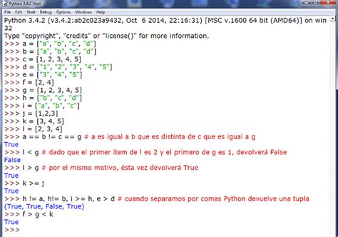 APRENDER A PROGRAMAR CON PYTHON LISTAS I