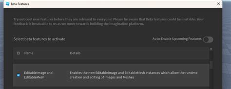 cant create editablemeshes or editableimages scripting support