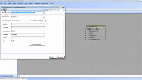 Sql Statement Data Source In Centerprise Data Integrator Youtube