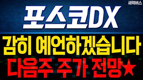 포스코dx 주가 전망 핵심 편집 미 트럼프 금리인하 압박 증시 제자리 다음주 차트 예언 준비합시다 2가지 체크 포인트 Youtube