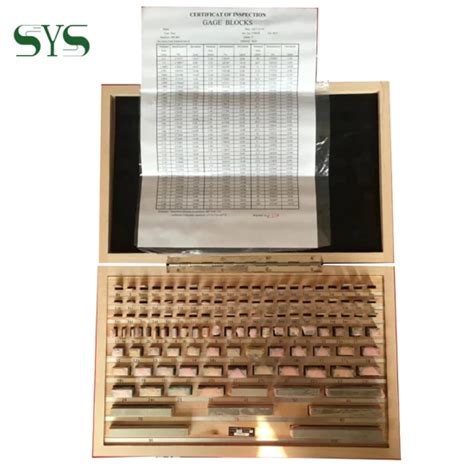 Set Gauge Block Block Gauge Calibration Caliper Gauge Block Set Inspection Block Gauge