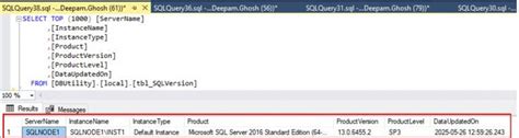 Automating Sql Server Inventory Collection With Sqlinventory Sqlservercentral