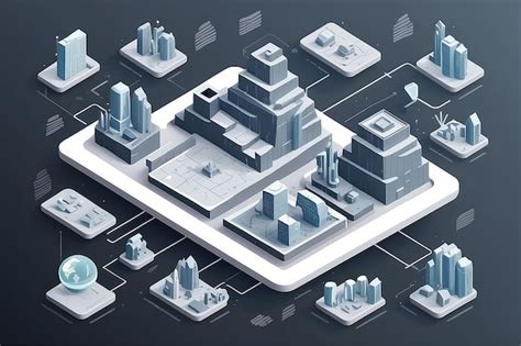 Premium Photo Problem Solving Isometric Illustration Lineal Grey