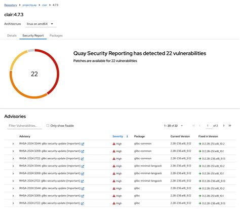 Improved Vulnerability Reporting On