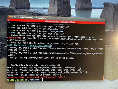 ubuntu18 04，ros版本melodic：安装 navigation 包、map server时，报could not find