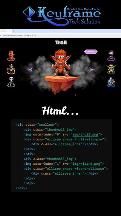 How To Create Slick Slider Html Css And Javascript Coding Tech