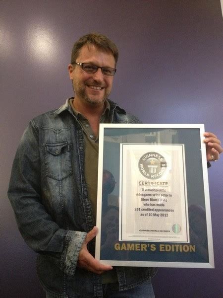 Voice Actor Steven Blum Receives Guinness Record For Game Roles Interest Anime News Network
