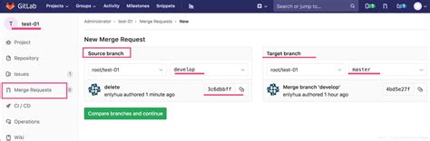 7gitlab 创建 Merge Requestgit新建merge请求 Csdn博客
