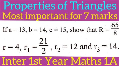 Problem On Triangles In Telugu Maths Naresh Eclass YouTube