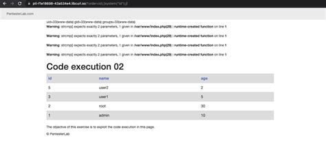 [pentesterlab] code execution 02 php usort