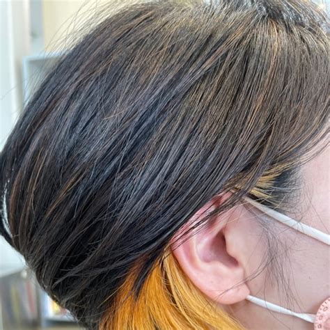 【オススメ順】30代ナチュラルツーブロックイエロー・オレンジの髪型・ヘアスタイル 楽天ビューティ