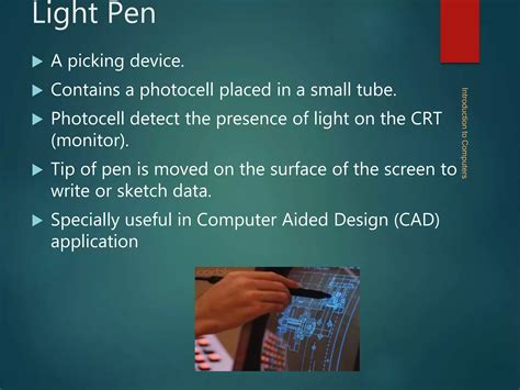 Computer Fundamentals Input And Output Devices Ppt Computer