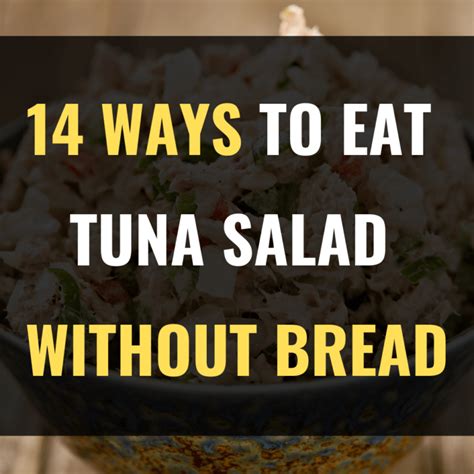 14 Ways To Eat Tuna Salad Without Bread Happy Muncher
