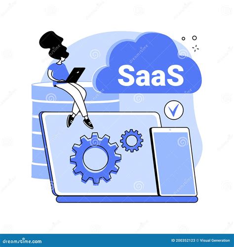 SaaS Technology Abstract Concept Vector Illustration Stock Vector Illustration Of Customer
