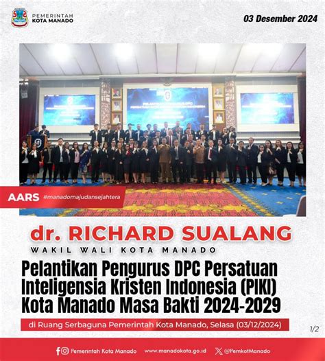 Pelantikan Pengurus Dpc Persatuan Inteligensia Kristen Indonesia Piki