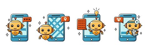 premium vector using ai chat bot assistant for online applications