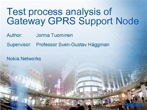 Test Process Analysis Of Gateway Gprs Support Node