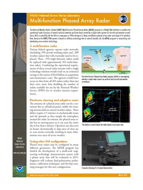Multi Function Phased Array Radar Pdf Radar Forecast