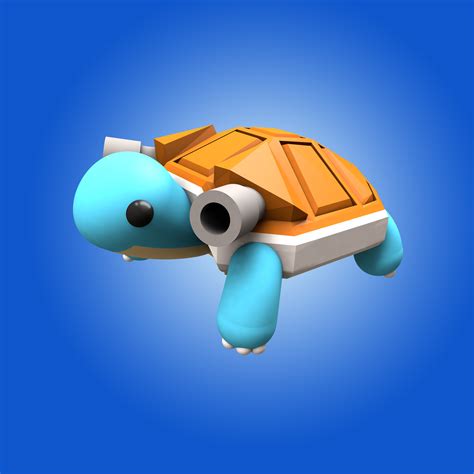 Stl File Blasturtle Blastoise Chibi Pokemon 🐉・3d Printing Model To