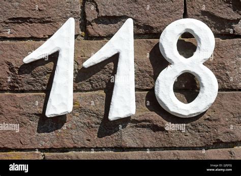 number, 118, numbers Stock Photo - Alamy