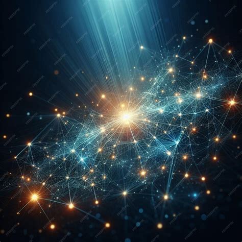 Premium Photo Neural Network Pattern Design Digital Abstract Network