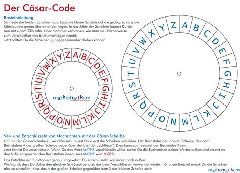Der Cäsar Code Mathematikum Online Shop