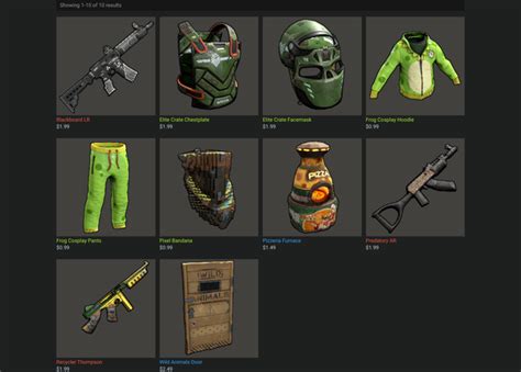 New Skins Are Available From The Item Store R Playrust