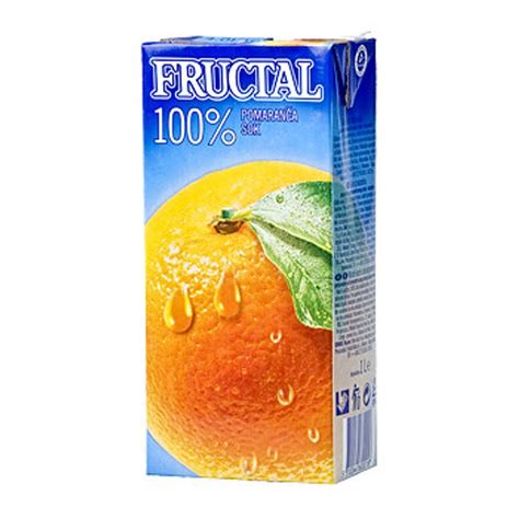 Фруктал 100 Сок од портокал 1л Paket Mk