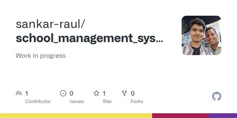 Github Sankar Raulschoolmanagementsystem Work In Progress
