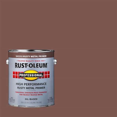 Reviews For Rust Oleum Professional 1 Gallon Red Flat Oil Based Rust