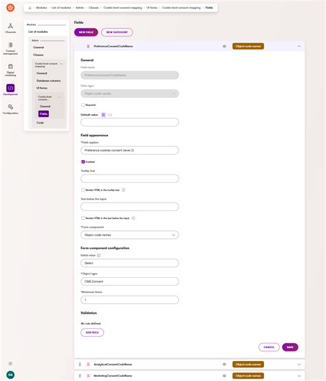 Map Consents To Cookie Levels Xperience By Kentico Guides
