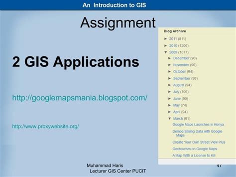 Introduction To Gis PPT Geography Science Introduction To Gis PPT Geography Science