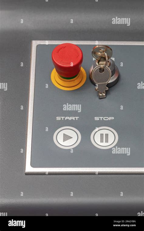 Play Start And Pause Stop Buttons Machine Keys Control Panel Stock Photo Alamy