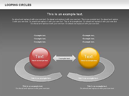 Looping Circles Presentation Template For Google Slides And PowerPoint