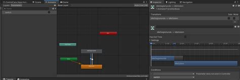 C Trying To Activate An Animation Trigger In Unity By A Controler Button Press Shows