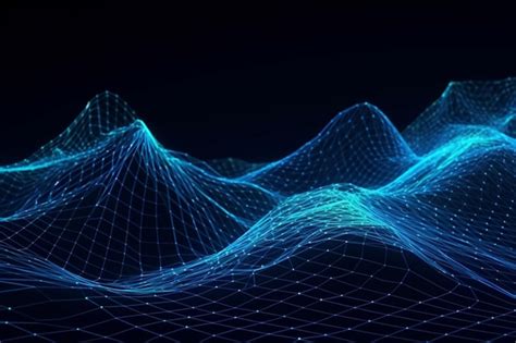 Premium Ai Image Computer Technology Background Digital Data Flow