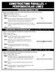 Constructing Parallel And Perpendicular Lines Binder Notes For Geometry