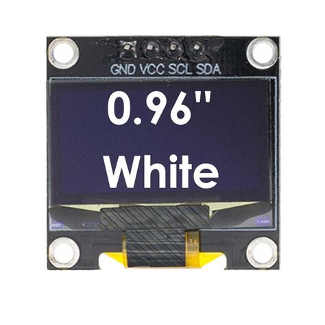 Modulo Display Oled I C Branco Lcd Arduino Pic Shopee Brasil