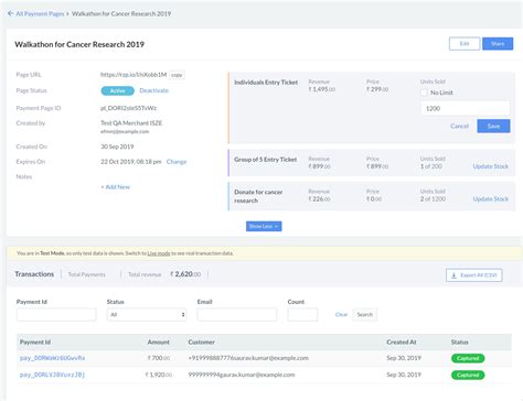 Payment Pages Faqs Razorpay Docs