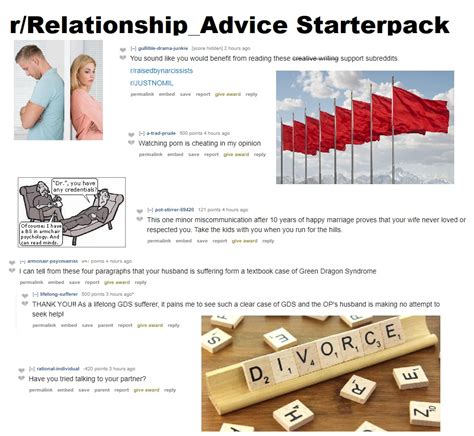 R Relationship Advice Starterpack R Starterpacks